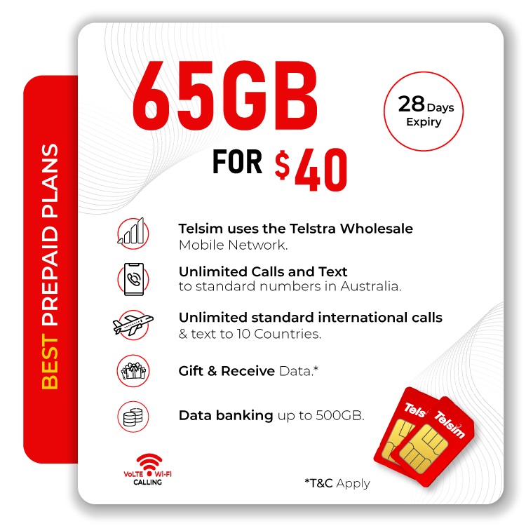 Telsim 100GB Prepaid Plan for 180 Days - Sim Planet